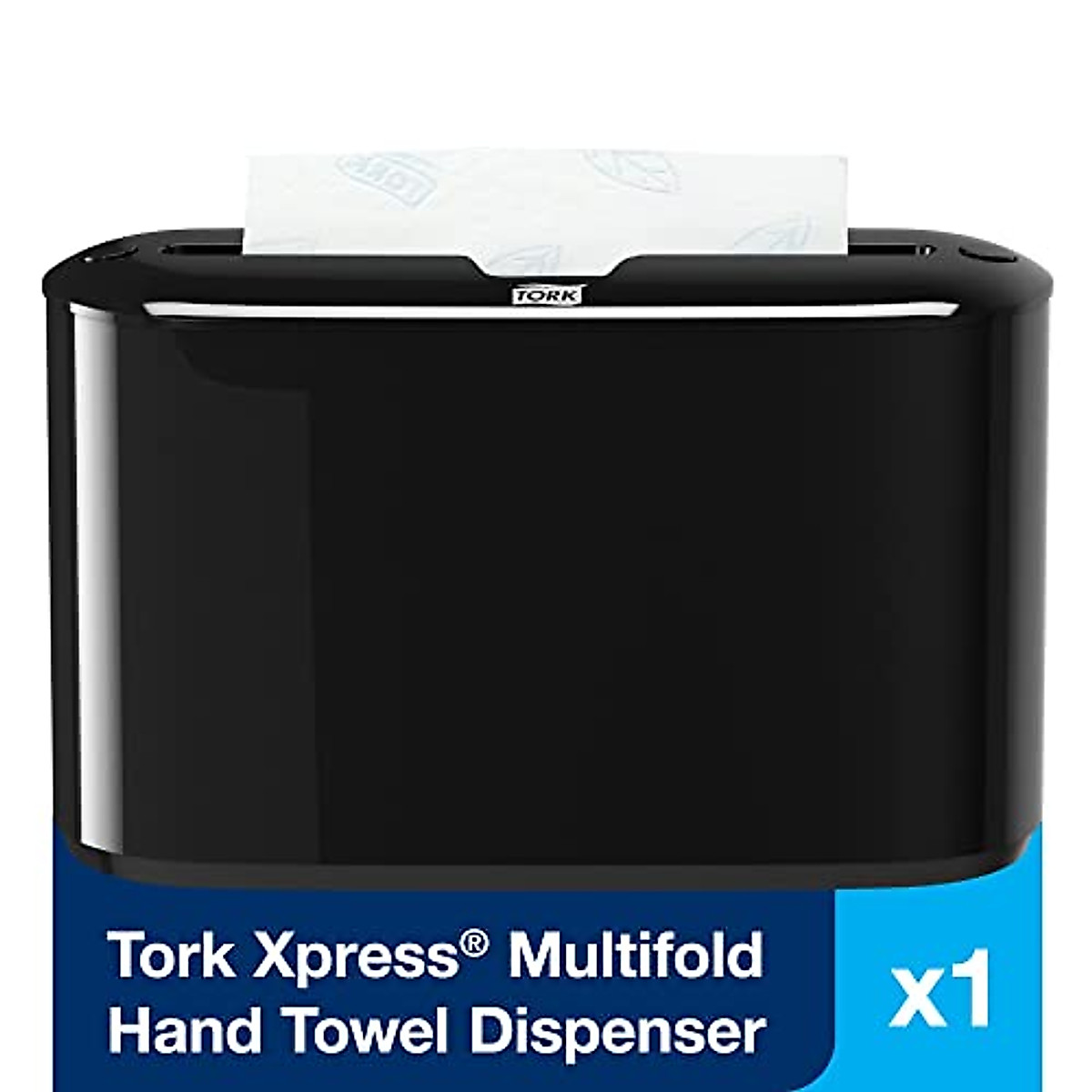 Tork Xpress Paper Towel Dispenser, Black, Compact for Home Use, Fits H2 Towels
