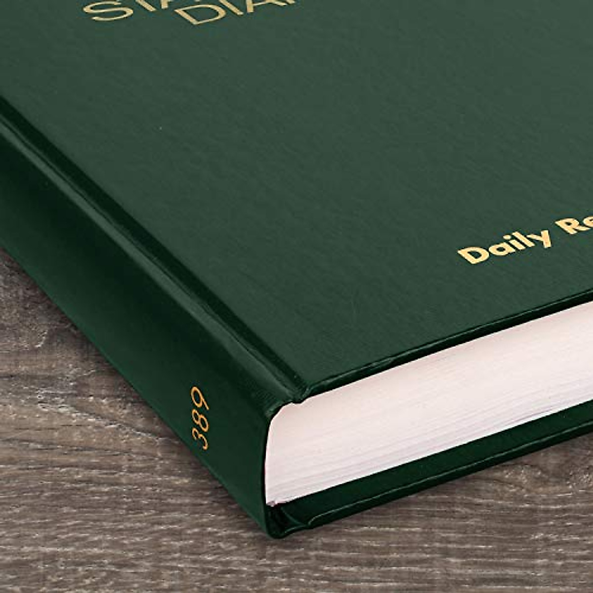 AT-A-GLANCE Standard Diary Undated Daily Reminder, 6 x 8.75 x 1-Inches, Green (SDU389-03)