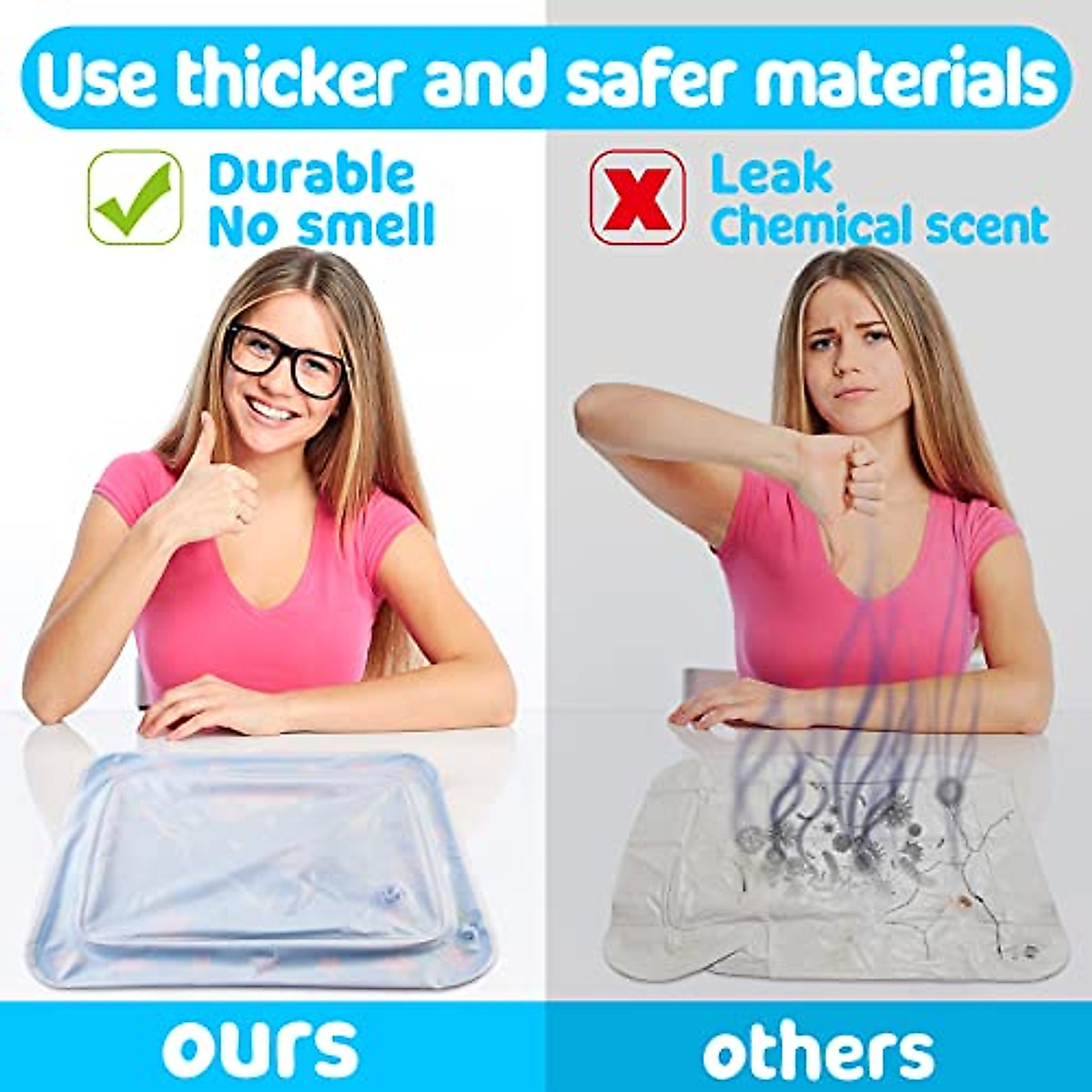 Yeeeasy Tummy Time Water Mat 丨Water Play Mat for Babies Inflatable Tummy Time Water Play Mat for Infants and Toddlers 3 to 12 Months Promote Development Toys Cute Baby Gifts