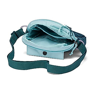 Columbia Unisex Zigzag Side Bag, Dark Nocturnal Poinsettia, One Size