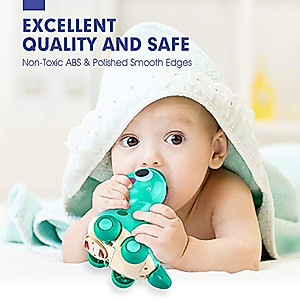 Baby Toys 6 to 12 Months Touch & Go Musical Light Infant Toys Baby Crawling Toys 6 Month Old Baby Toys 12-18 Months, Tummy Time Toys for 1 Year Old Boy Gifts Girl Toy, Baby Toddler Easter Toys Age 1-2