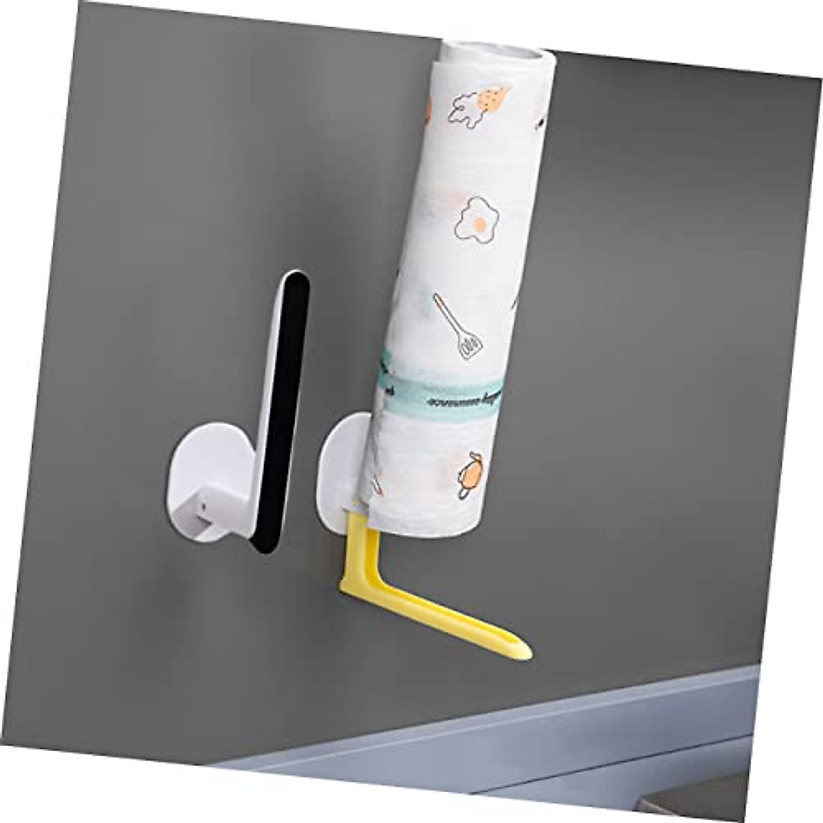 CUBTOL 2pcs Rack Storage Shape Bath L for L-Shaped Wall Back Ball Hat Coat Racks Hanging Holder Kitchen Clothes Multi- Hook Robe Mounted Scarf Plastic Multi-use Home Toilet Towel Bedroom