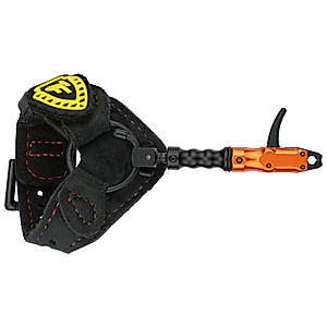 Tru-Fire Spark Youth Buckle Foldback Archery Bow Release - Adjustable Black Strap for Smaller Wrists