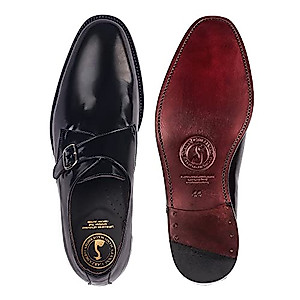 Masaltos Height Increasing Shoes for Men. Be Taller 7 cm / 2.75 inches. Model Dallas (Black, Numeric_10_Point_5)