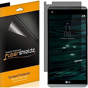 Supershieldz (2 Pack) Privacy Anti Spy Screen Protector Shield Designed for LG V20