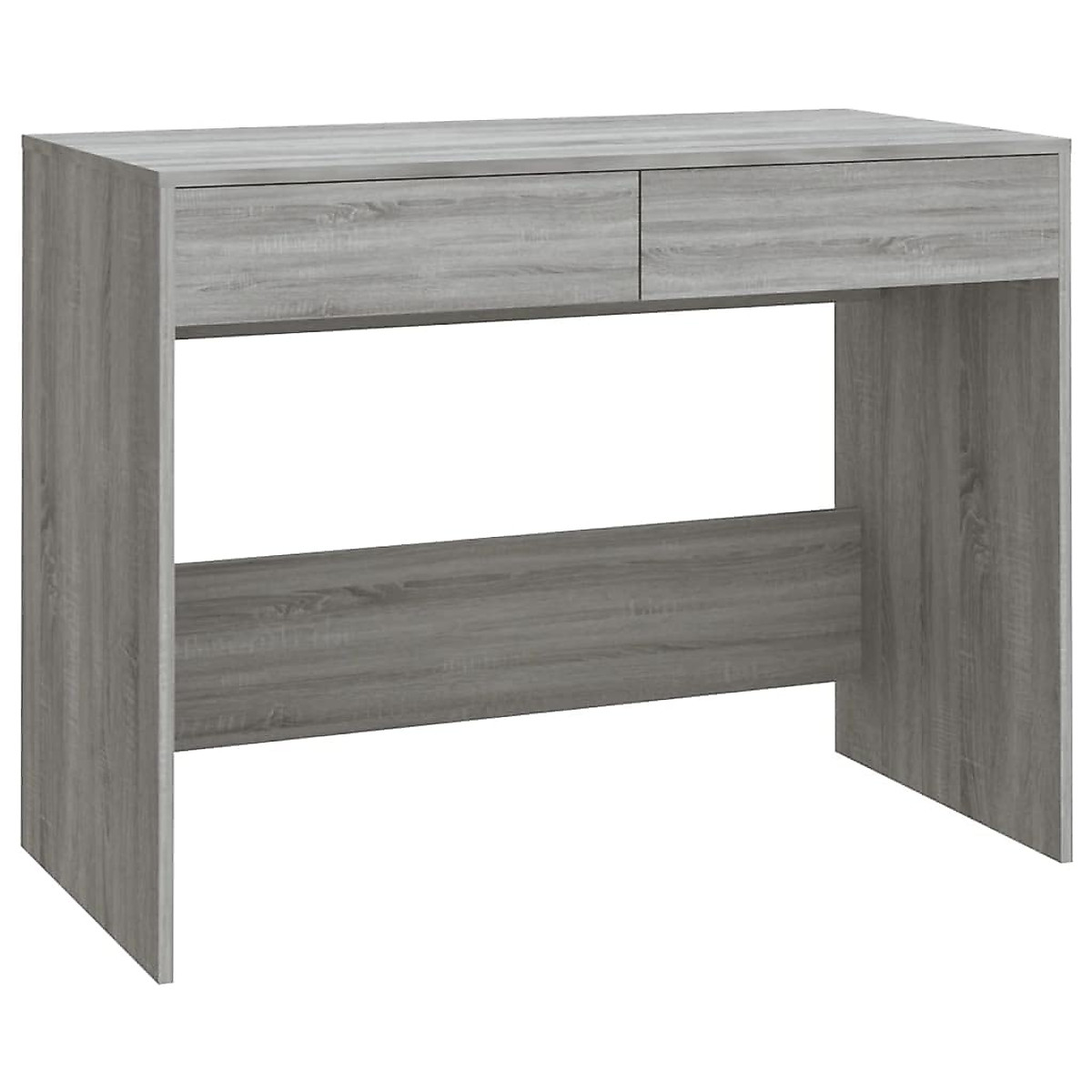 QJBSAVVA Desk Gray Sonoma 39.8"x19.7"x30.1" Engineered Wood,Dresser Bedroom Desks Secretary Desk Suitable for Apartments, dens, bedrooms, Living Rooms