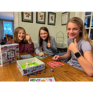 Semper Smart Games PlaySmart Dice Math-Tac-Toe: Get Sharp on Mental Math with a Fun New Twist on a Timeless Classic! Multiple Skill-leveled Math Bingo Made Fun for 8 and up!