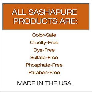 SASHAPURE Healing Shampoo with Sacha Inchi Oil - Sulfate-Free, Color Safe, Strengthens, Restores, Protects Hair, 12 fl. oz.