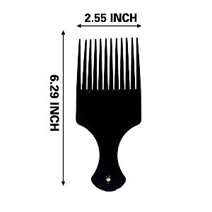 BIGEDDIE Big Holes Sponge for Hair, Twist Sponge, Magic Sponge Brush, Afro Hair Sponge for Curls with 6.29 Inch Free Hair Pick Comb (2 PACK)