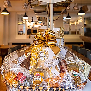 Yotelab Extra Large Cellophane Bags, 40x50 Inch Clear Cellophane Wrap for Gift Baskets, 10Pcs Jumbo Huge Clear Basket Bags