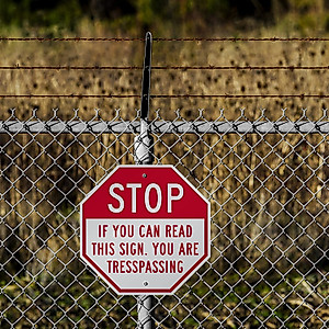 SmartSign Custom STOP Sign 18"x18" 3M Laminated EG Reflective 80 mil Aluminum, Personalized Metal Sign for Outdoor, Parking Lots, Gate, Garages, USA-Made