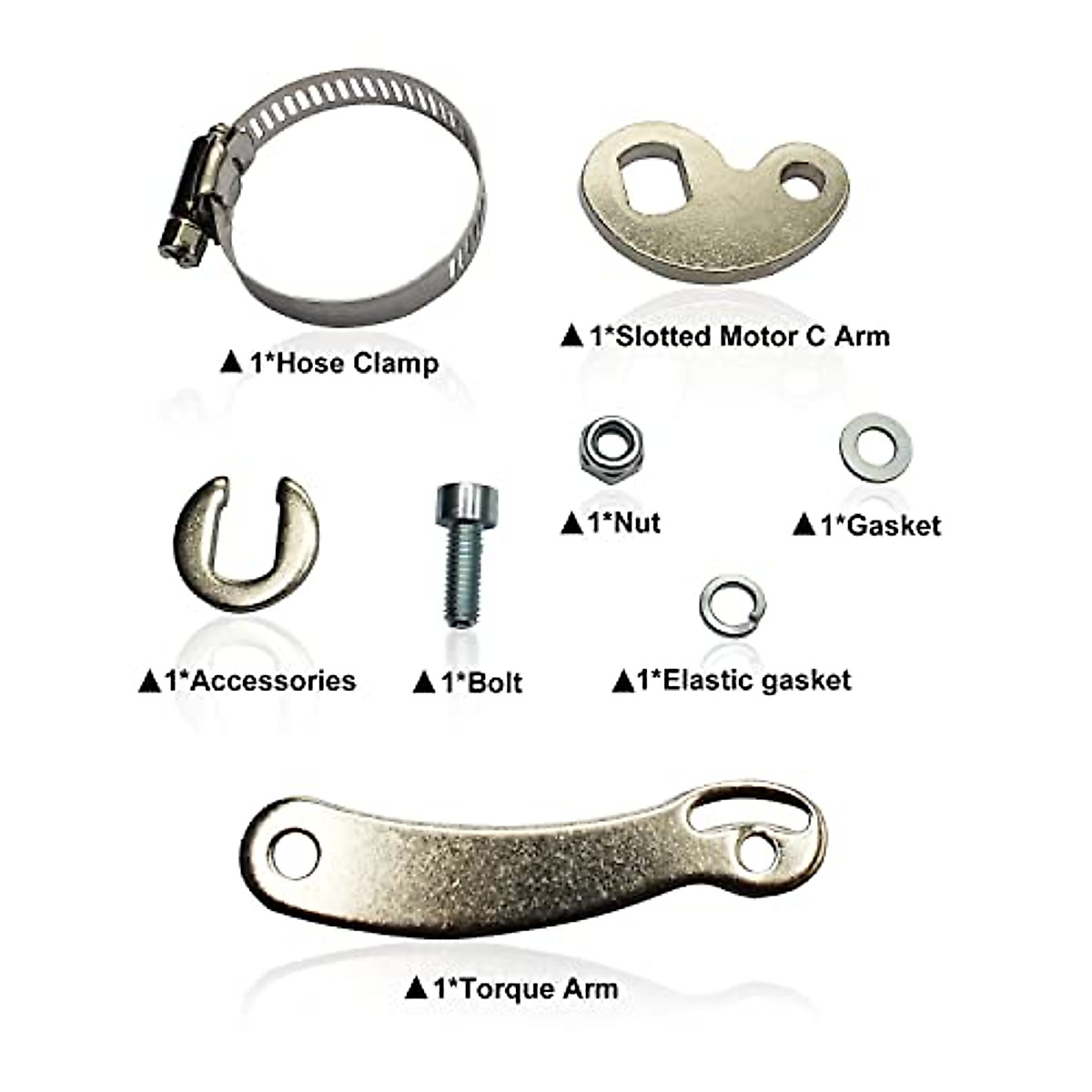 AJDHDGA Universal Torque Arm (M14) Conversion Kit, Fit for Electric Bicycle E-Bike Front or Rear 1 Set