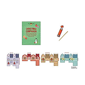 Christmas Village Advent Craft Kit: With 25 Beautifully Illustrated Buildings - Christmas Craft
