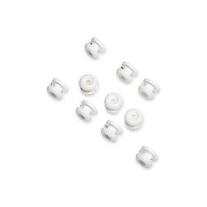 Stayput White Attachment Knobs - 10 Pack, Knobs are used with Shock Cords for Canvas which are Sold Separately