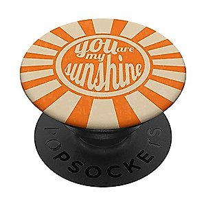 Retro You are my Sunshine PopSockets PopGrip: Swappable Grip for Phones & Tablets