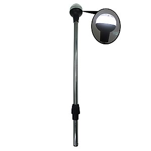 Pactrade Marine Boat LED All Round Anchor Plug-in Light Pole 24" Collar USCG SS