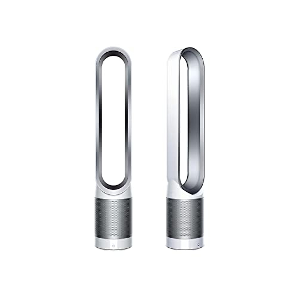 Dyson Pure Cool, TP01 HEPA Air Purifier & Fan, For Large Rooms, Removes Allergens, Pollutants, Dust, Mold, VOCs, White/Silver (Renewed)