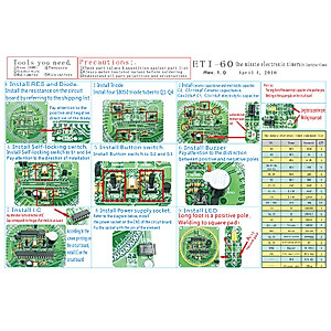 Gikfun 60 Seconds DIY Electronic Timer Soldering Practice Board Kit for Arduino 61 Red LED EK1904