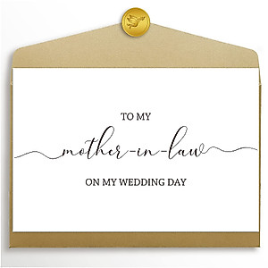 Goroar Wedding Card to Your Future Mother-in-Law, Thank You Card, #3