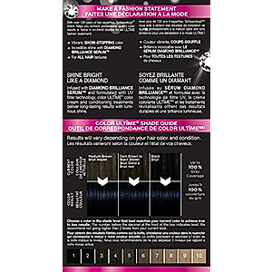 Schwarzkopf Color Ultime Permanent Hair Color Cream, 1.4 Sapphire Black