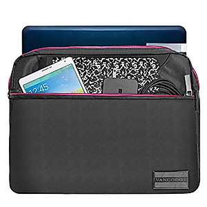 Pink Slim 13.3 inch Laptop Bag for Microsoft Surface Laptop 4, Studio, Pro 8 X 7, Laptop Go