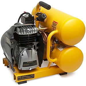 DEWALT D55151 14 Amp 1.1-HP 4-Gallon Oiled Twin Hot Dog Compressor