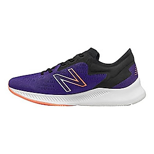New Balance Women's Dynasoft Pesu V1 Running Shoe, Virtual Violet/Black/Citrus Punch, 6.5