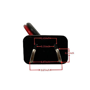 POWER PRODUCTS 12V DC Battery Charging Cable For Predator 1400W 2000W 3500W Inverter Generator 5000 Watt Dual-Fuel Inverter Generator For Generac GP2500i For Pulsar 1200W 2-Stroke Generator