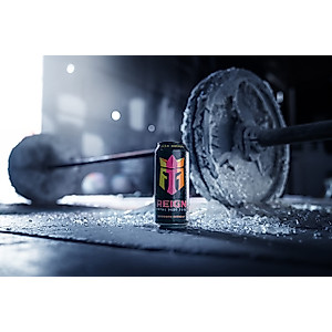 REIGN Total Body Fuel, Reignbow Sherbet, Fitness & Performance Drink, 16 Fl Oz (Pack of 12)