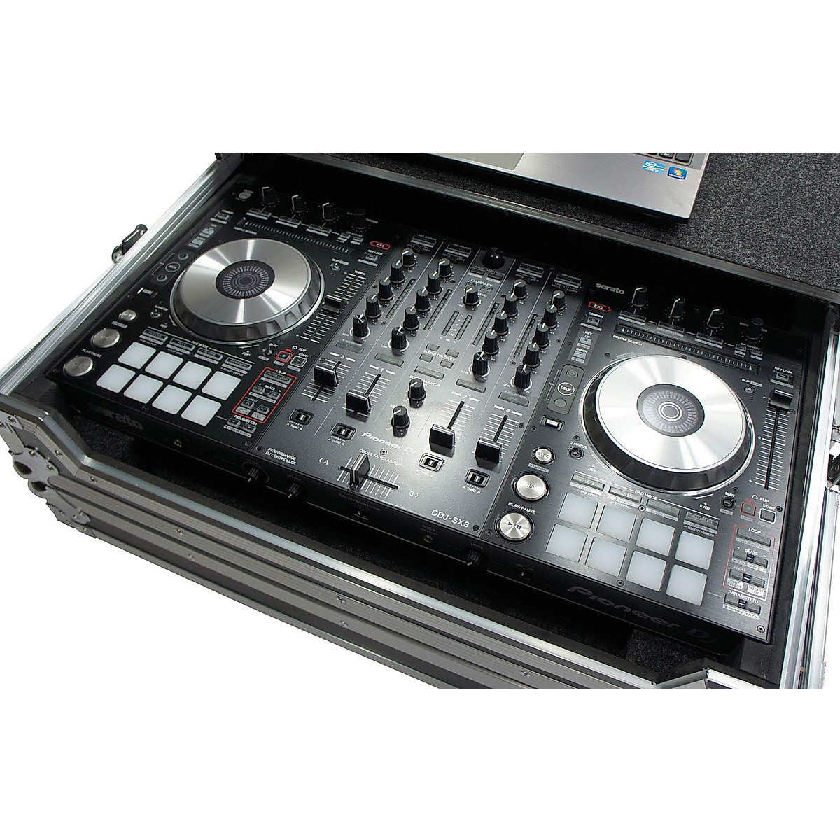 Harmony Audio HCDDJSXLT Flight Glide Laptop Stand Tray DJ Custom Case Compatible with Pioneer DDJ-SX2