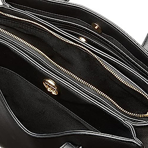 NINE WEST Geneva Satchel, Black