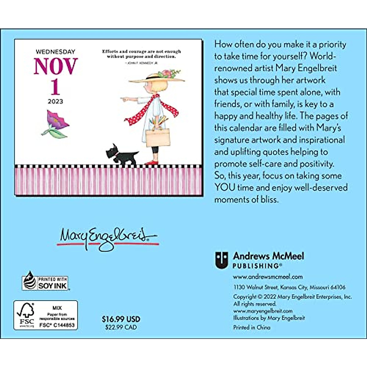 Mary Engelbreit's 2023 Day-to-Day Calendar: ME Time