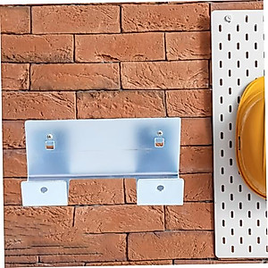 SOESFOUFU Power Tool Organizer Peg Board Heavy Duty Hooks for Garage Pegboard Drill Rack Drill Storage Rack Organizer Storage Rack Pegboard Wall Organizer Tool Holders for Wall Silver