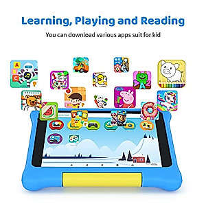 Fullant 7 inch Kids Tablet, Android 11 Tablet for Kid, 2GB RAM 32GB ROM, Quad Core Processor, Kidoz Preinstalled, Parental Control Tablets