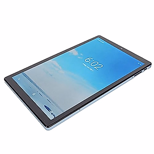 Jectse 10.1 Inch Tablet, 2560x1600 Resolution 6GB RAM 128GB ROM Dual SIM Octa Core Tablet with 2MP 5MP Dual Camera, Android Tablet Gaming Tablet for Kids Adults (Blue)