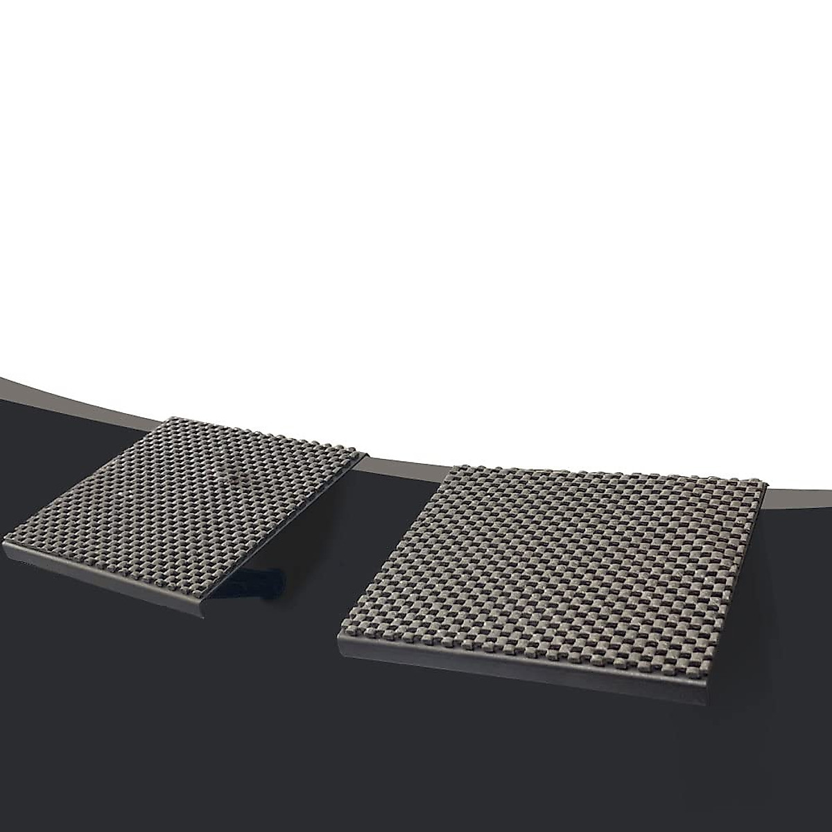 ZANOLY Monitor Top Shelf Screen Top Shelf TV Top Shelf Adjustable Storage Bracket Computer Screen Shelf for Media Boxes, Game Console, Router and Home Decor，2pck