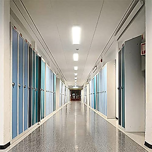 ANTLUX 4FT LED Wraparound 40W Shop Lights for Garage, 4400lm, 4000K, 4 Foot Crystal LED Wrap Light, 48 Inch Integrated Linear Strip Flush Mount Office Workshop Ceiling Lighting Fixture, 4 Pack