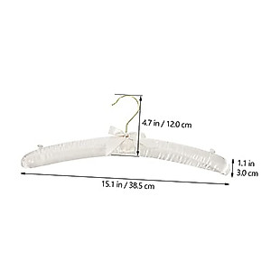 Homoyoyo 2pcs Non- Hanger Hanging Racks for Clothes Heavy Duty Anti- Clothes Hanger Non- Clothes Hanger Bride Hanger for Wedding Dress Spadded Hangers Wedding Dress Hangers