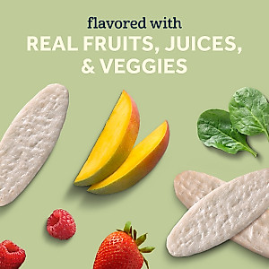 Gerber Snacks for Baby Teethers, Strawberry Apple Spinach, Gentle Teething Wafers, Non-GMO Ingredients, 12 Individually Wrapped 2-Packs/Box (Pack of 3 Boxes)