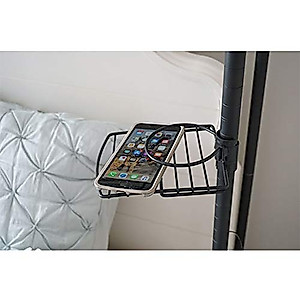 DormCo Over The Bed Shelf Supreme - Suprima Adjustable Shelving - Gunmetal Gray