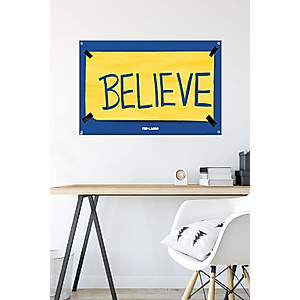 Ted Lasso - Believe Wall Poster with Push Pins