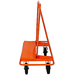 HomVent Heavy Duty Drywall Sheet Cart, 2400lbs Load Capacity Drywall Cart Dolly Drywall Sheet Cart & Panel Dolly Handling Sheetrock Sheet Panel Service Cart with Wheels (2400LBS)