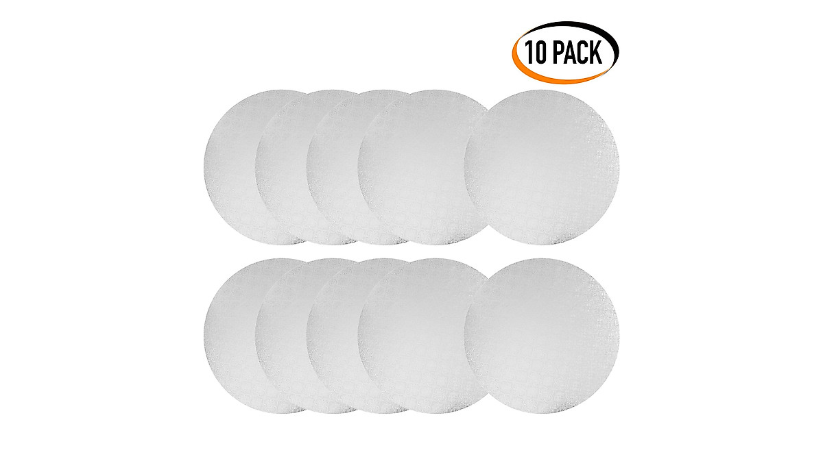 O'CREME White Wraparound Cake Pastry Round Drum Board 1/4 Inch Thick ...