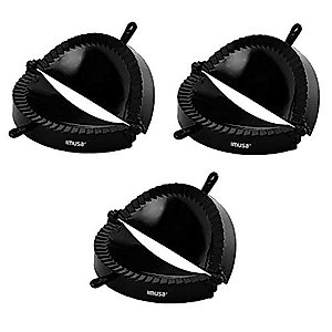 IMUSA USA IMU-71006W Jumbo Empanada Maker, Black (pack of 3)