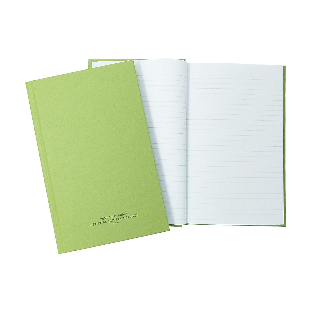 Tacticai Green Military Log Book, 5.25” x 8” - 192 Pages, Record Book for Record Keeping, Supply Chain, Inventory, Training, Maintenance & Field Operations, NSN 530-00-222-3521