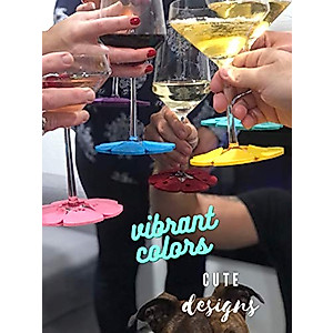 Lil' Penguin Absorbent Coasters, Wine Glass Charms, Slip on Wine Coaster Set, Felt Coasters, Bar Coasters, Drink Coaster