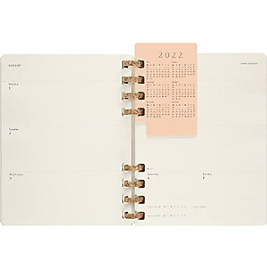 Moleskine Spiral 12 Month 2023 Academic Year Planner, Hard Cover, XL (7.5" x 9.75"), Oyster