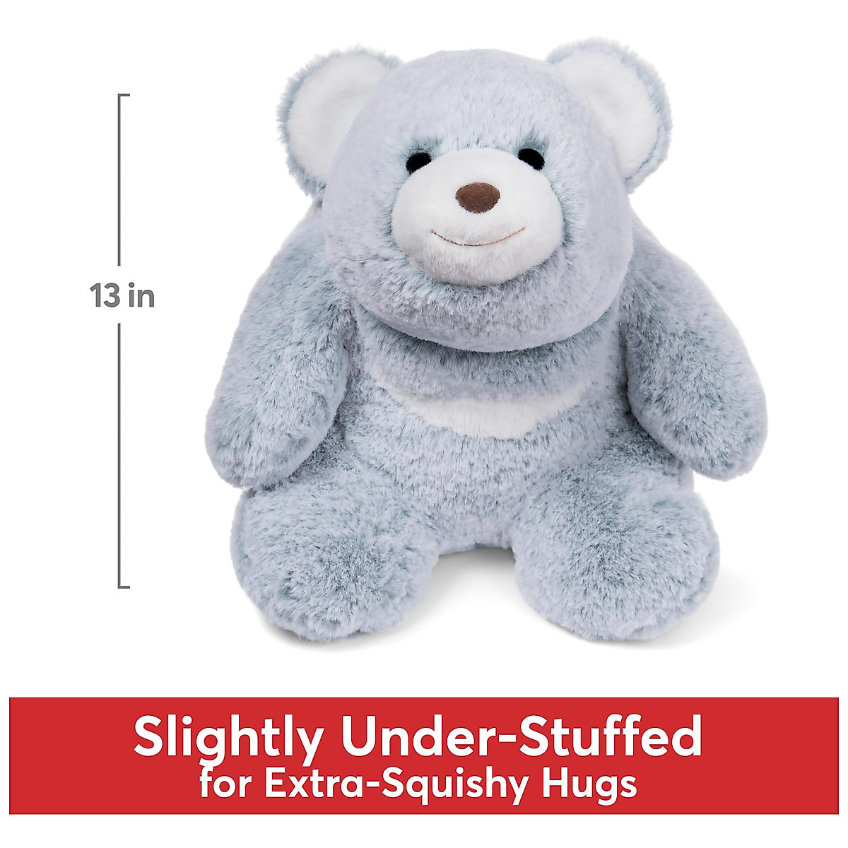GUND Original Snuffles Teddy Bear, Premium Stuffed Animal for Ages 1 and Up, Ice Blue, 13”