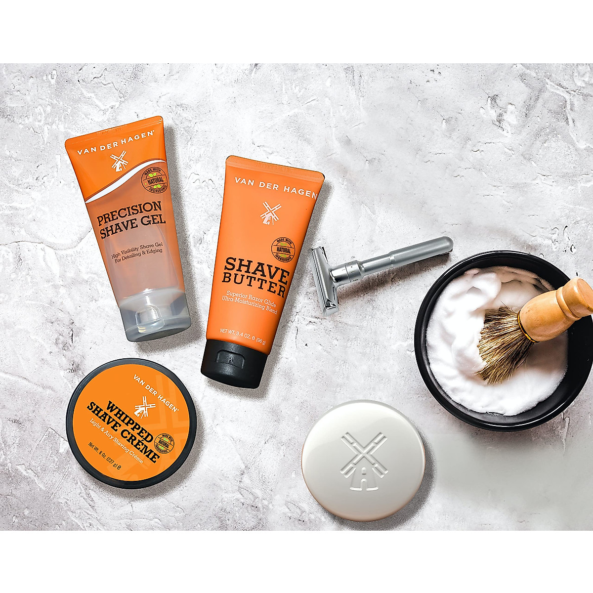 Van Der Hagen Matte Black TWIST Adjustable Razor