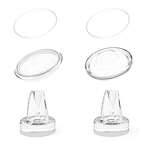 S9/S10/S12 Wearable Breast Pump Accessories, 2 Duckbill Valve&2 Silicone Ring&2 Diaphragm Compatible with Momcozy Duckbill Valve and Silicone Diaphragm Accessories (6 Pieces Set)